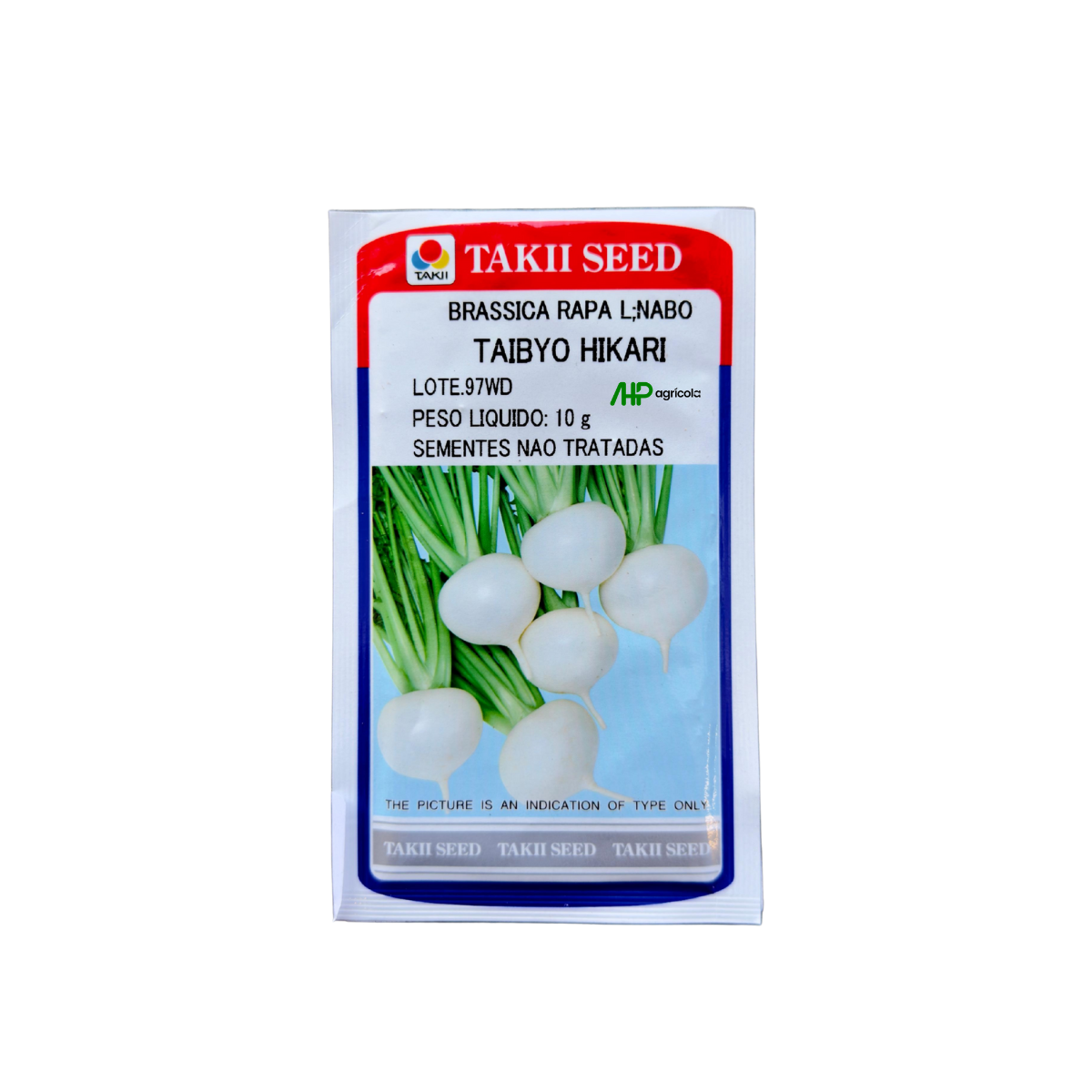 SEMENTES NABO HIBRIDO TAIBYO HIRAKI TAKII SEED 10G