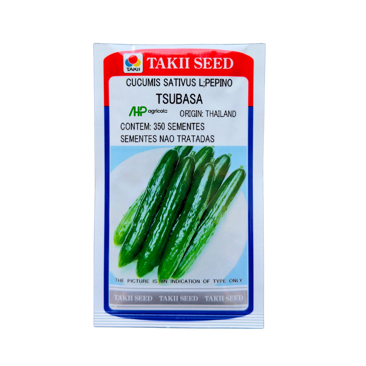 PEPINO JAPONES HIBRIDO TSUBASA TAKII SEED 350 SEMENTES